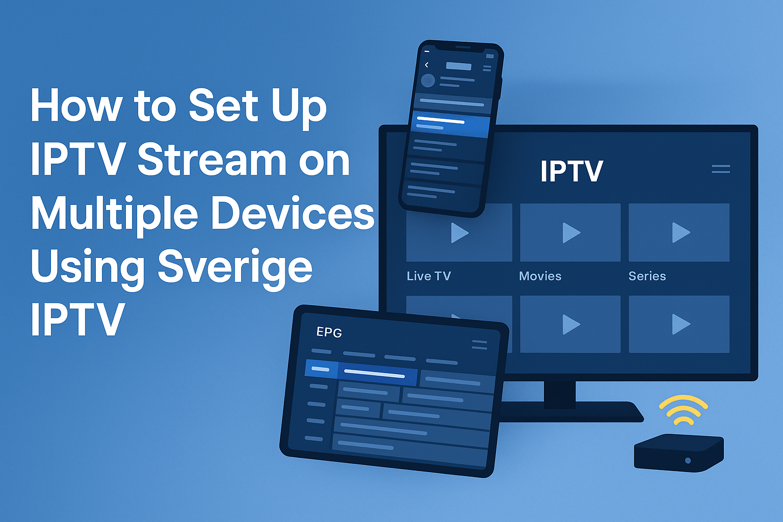 How to Set Up IPTV Stream on Multiple Devices with Sverige IPTV